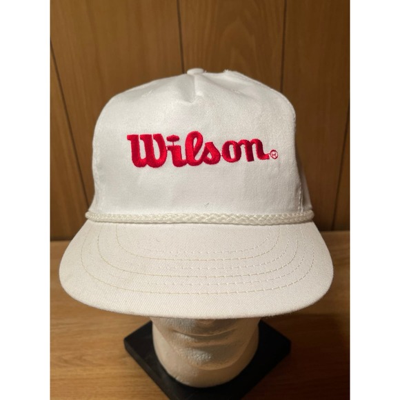 Wilson | Accessories | Vintage Wilson Golf Rope Strapback Hat Usa ...